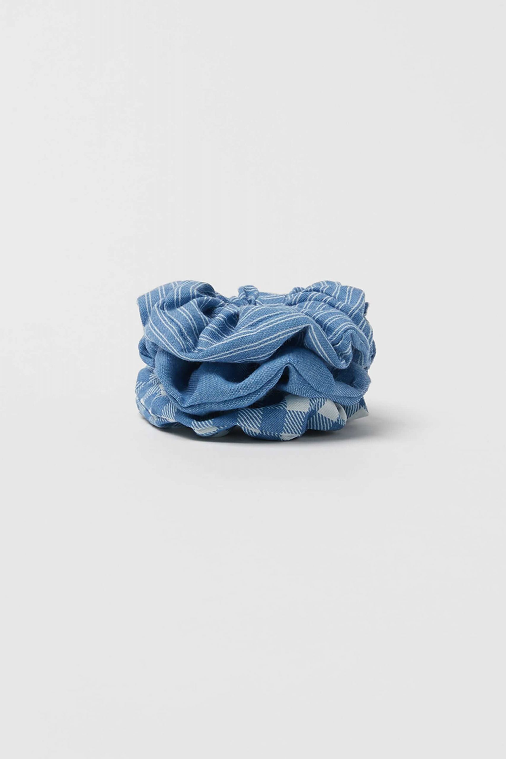 Pack of Three Denim Scrunchies – Closet